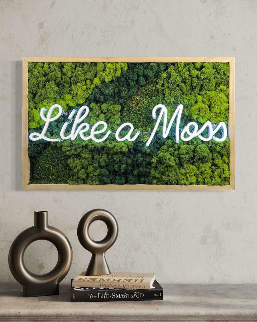Customizable LED Neon Moss Art | LED Neon Custom Logos – MossFusion