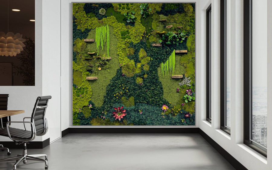 Ecosystem Moss Art Panels | Hand Crafted Moss Art Panels – MossFusion