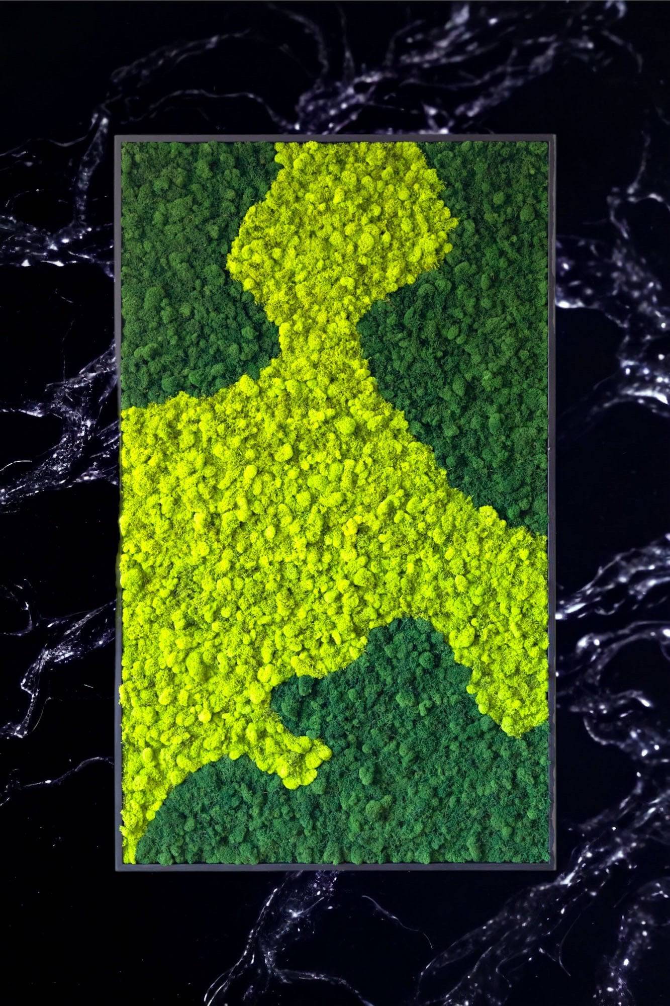 Forest Pattern Preserved Moss Art for Sale | Moss Fusion